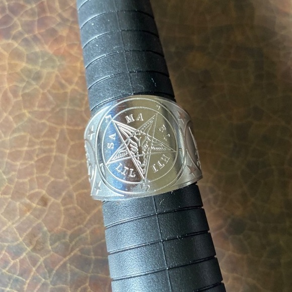 Jewelry | Baphomet Samael Lilith Satan Lucifer Sigil Pentagram Jewelry ...